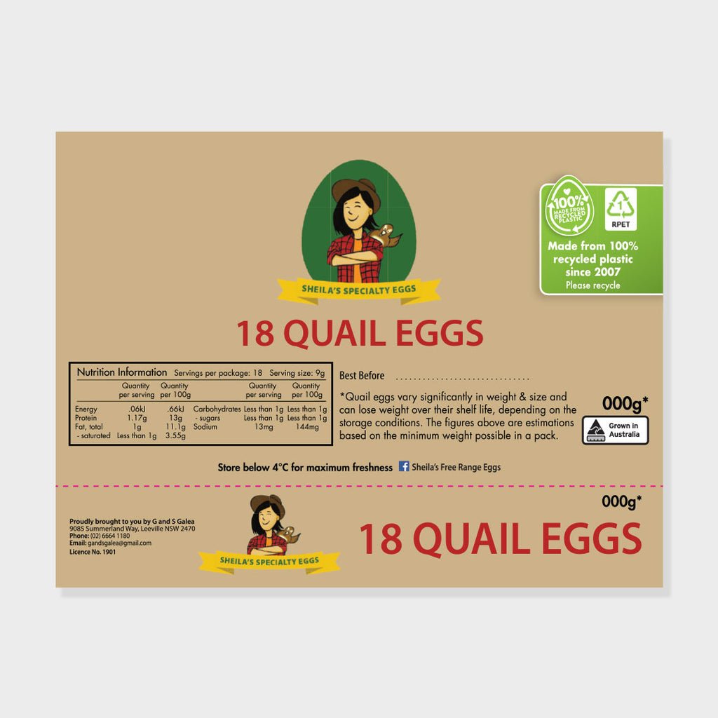 Quail Egg Carton Labels x 330 Printed – Kuhn Corp Print & Packaging