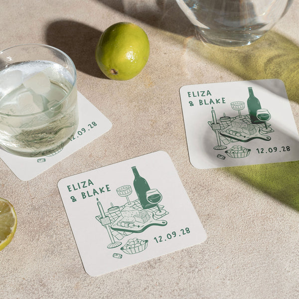 Custom Square Drink Coasters – Kuhn Corp Print & Packaging